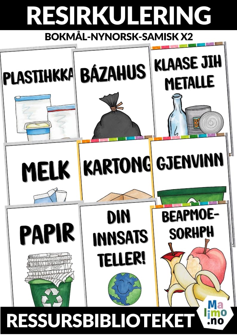 Resirkulering – plakater [BM-NN-SS-NS]