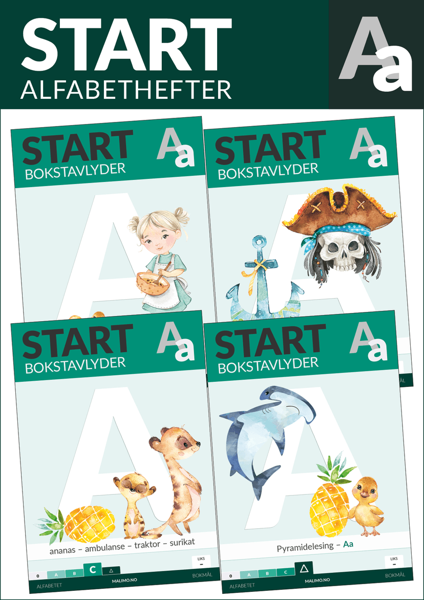 Alfabethefter - A-lyden | LeseSTART